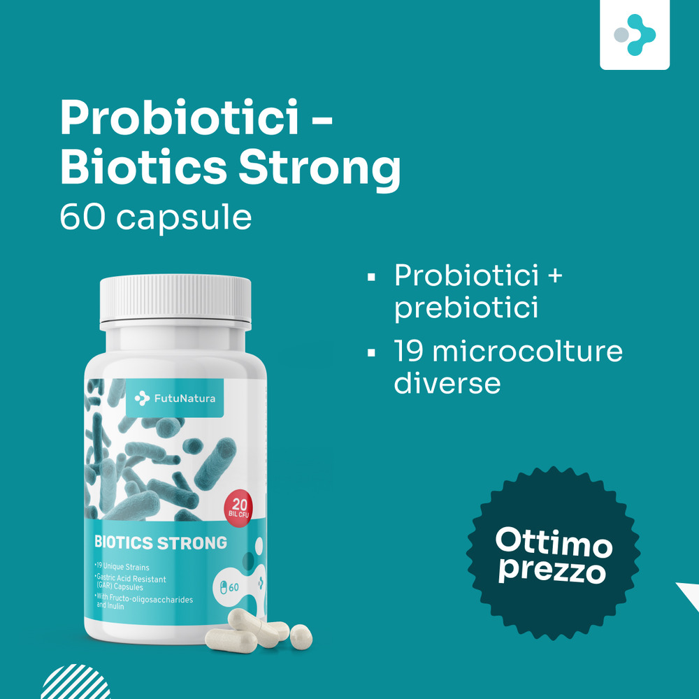 Probiotici (Biotics Strong) - digestione, 60 capsule - FutuNatura.it