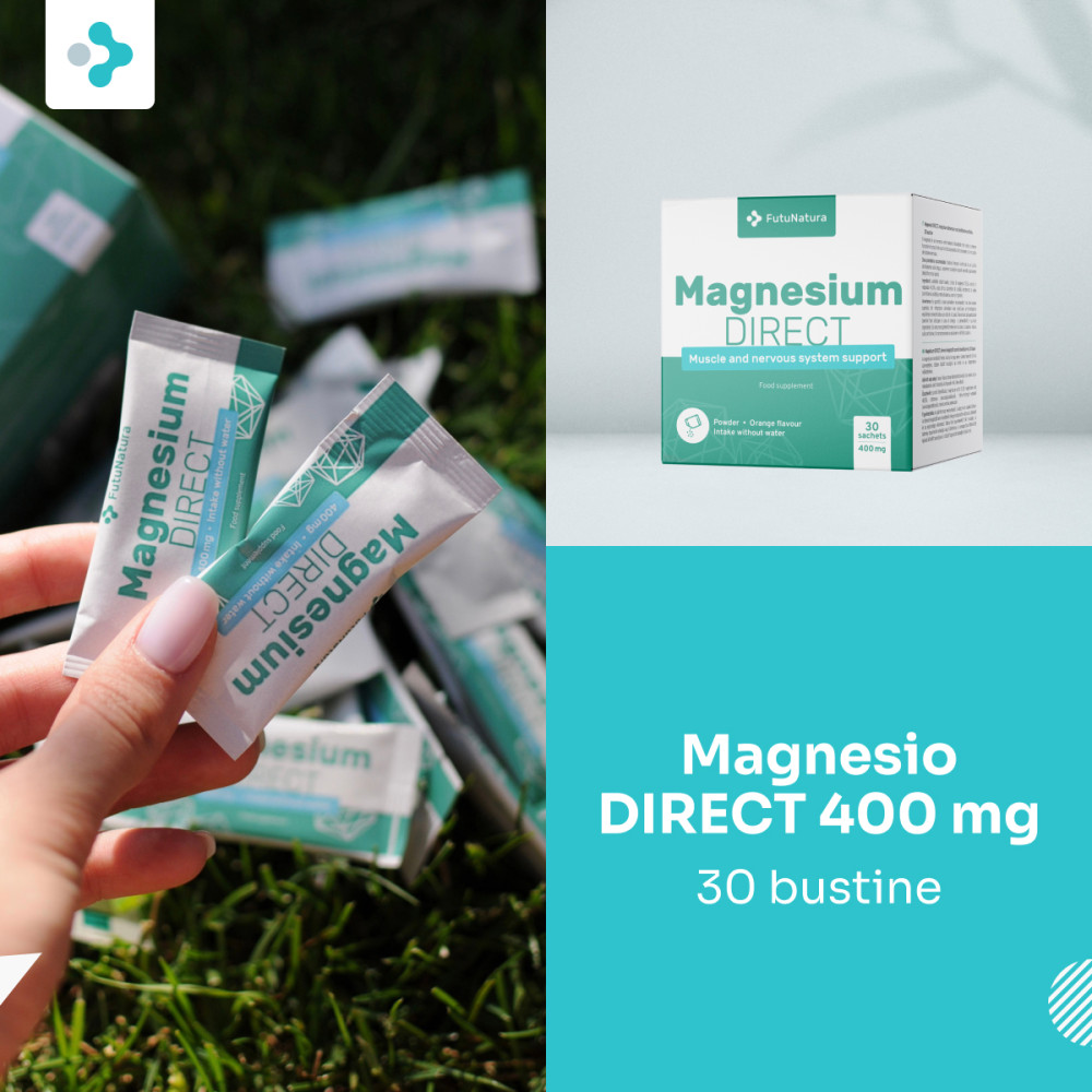 Magnesio DIRECT 400 mg, 30 bustine - FutuNatura.it