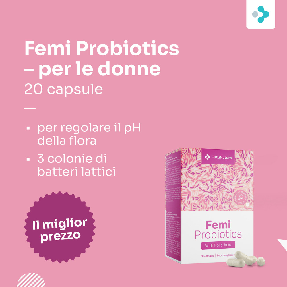 Femi Probiotics – per le donne, 20 capsule - FutuNatura.it