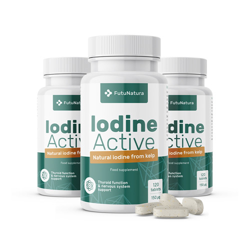 3x Iodio Active, totale 360 compresse - FutuNatura.it